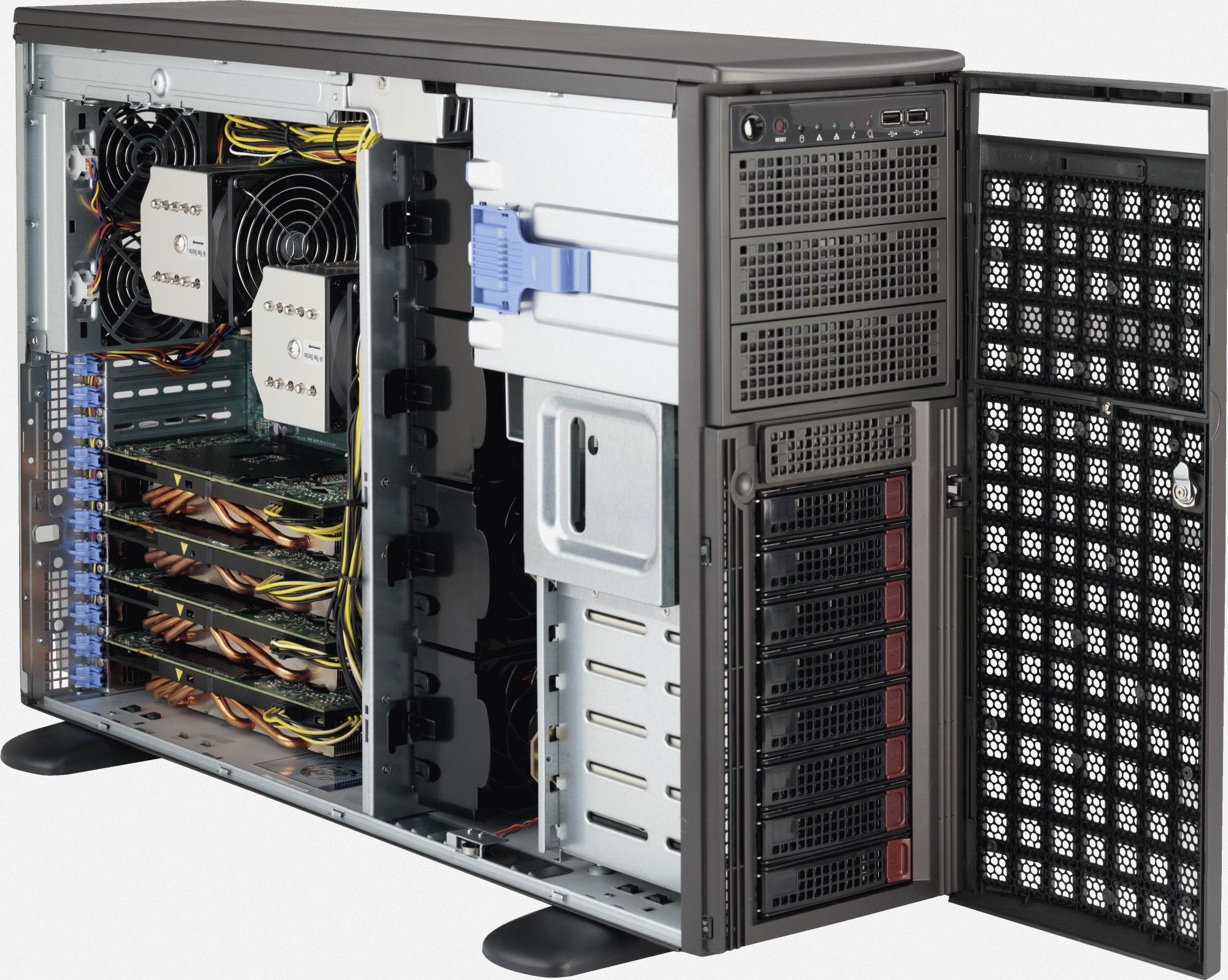 Supermicro GPU SuperWorkstation 7047GR-TPRF-FM409 | SYS-7047GR-TPRF-FM409